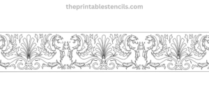11 Free Printable Floral Border Stencils