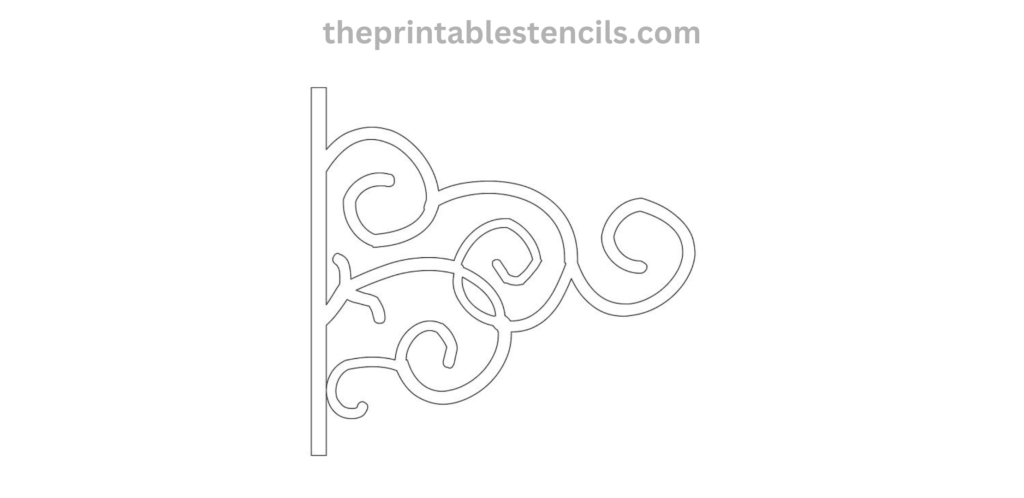 Free Printable Ornamental Border Stencils 6 Designs