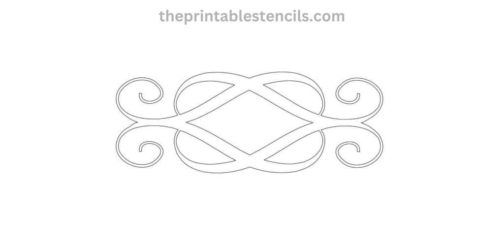Free Printable Ornamental Border Stencils 6 Designs