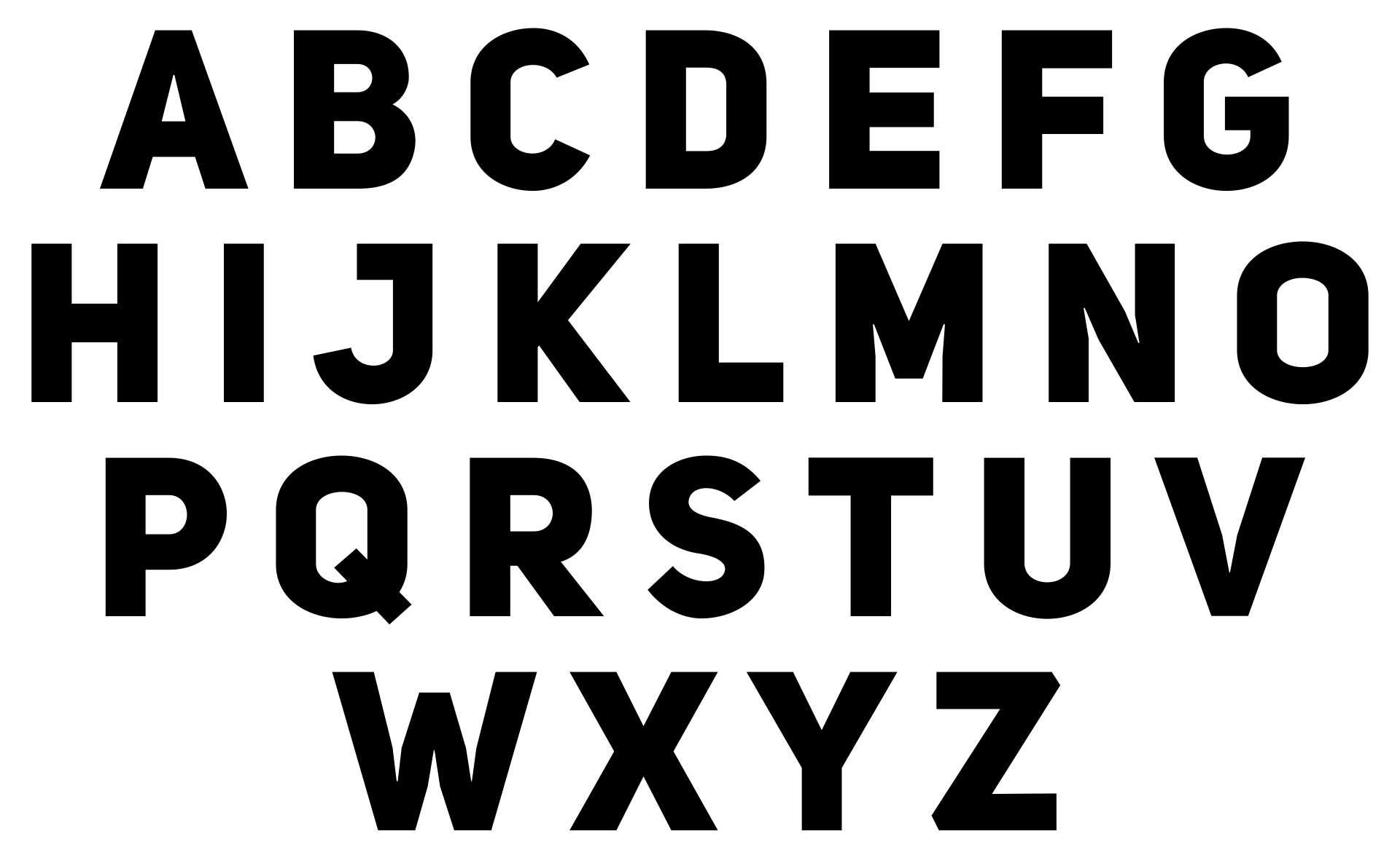 Letter Stencils - The Printable Stencils