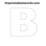 Free Printable Big Large Letter Stencils