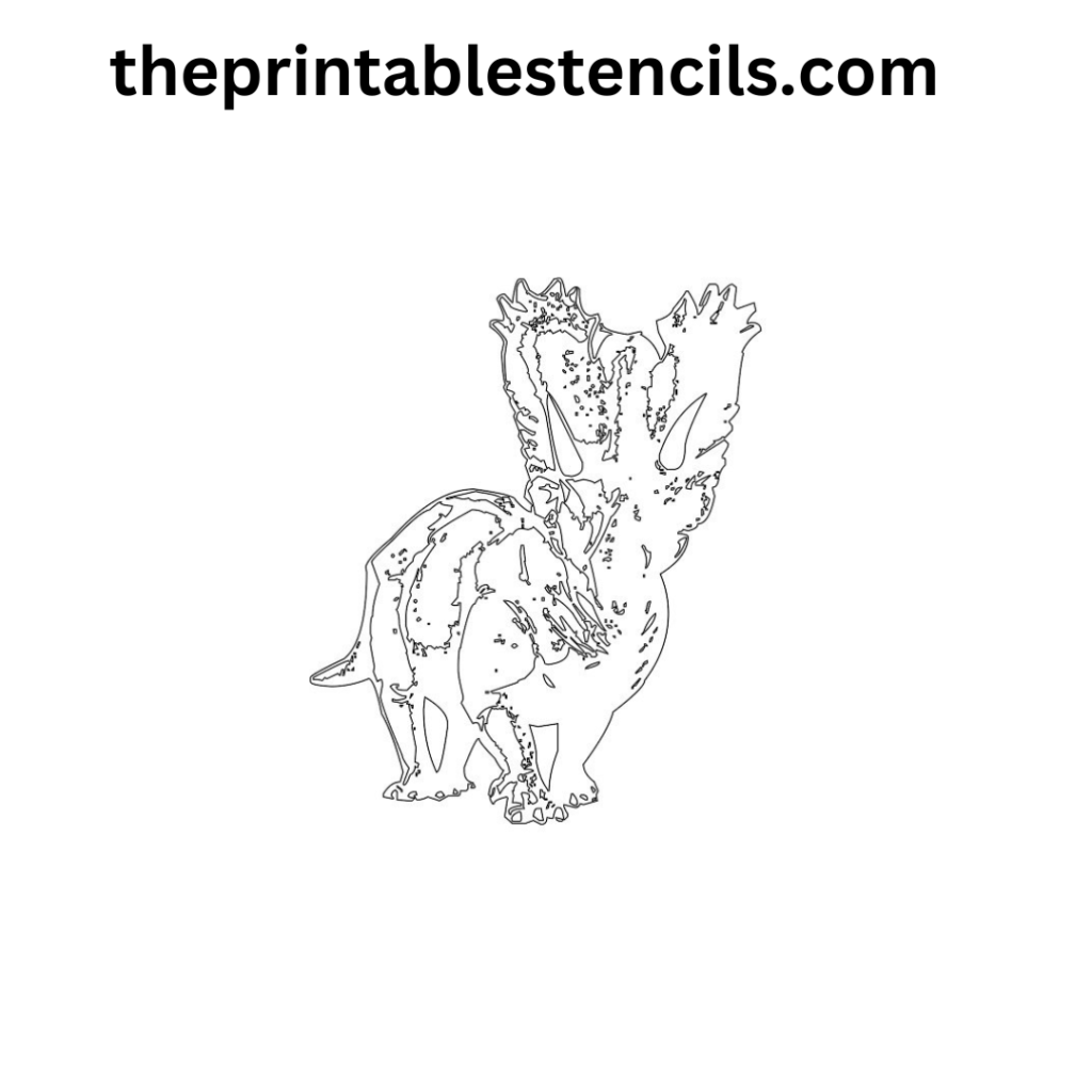 23 Free Printable Dinosaur Stencil Designs