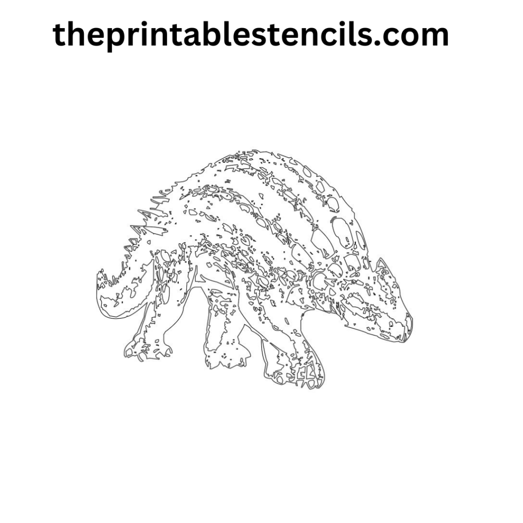 23 Free Printable Dinosaur Stencil Designs