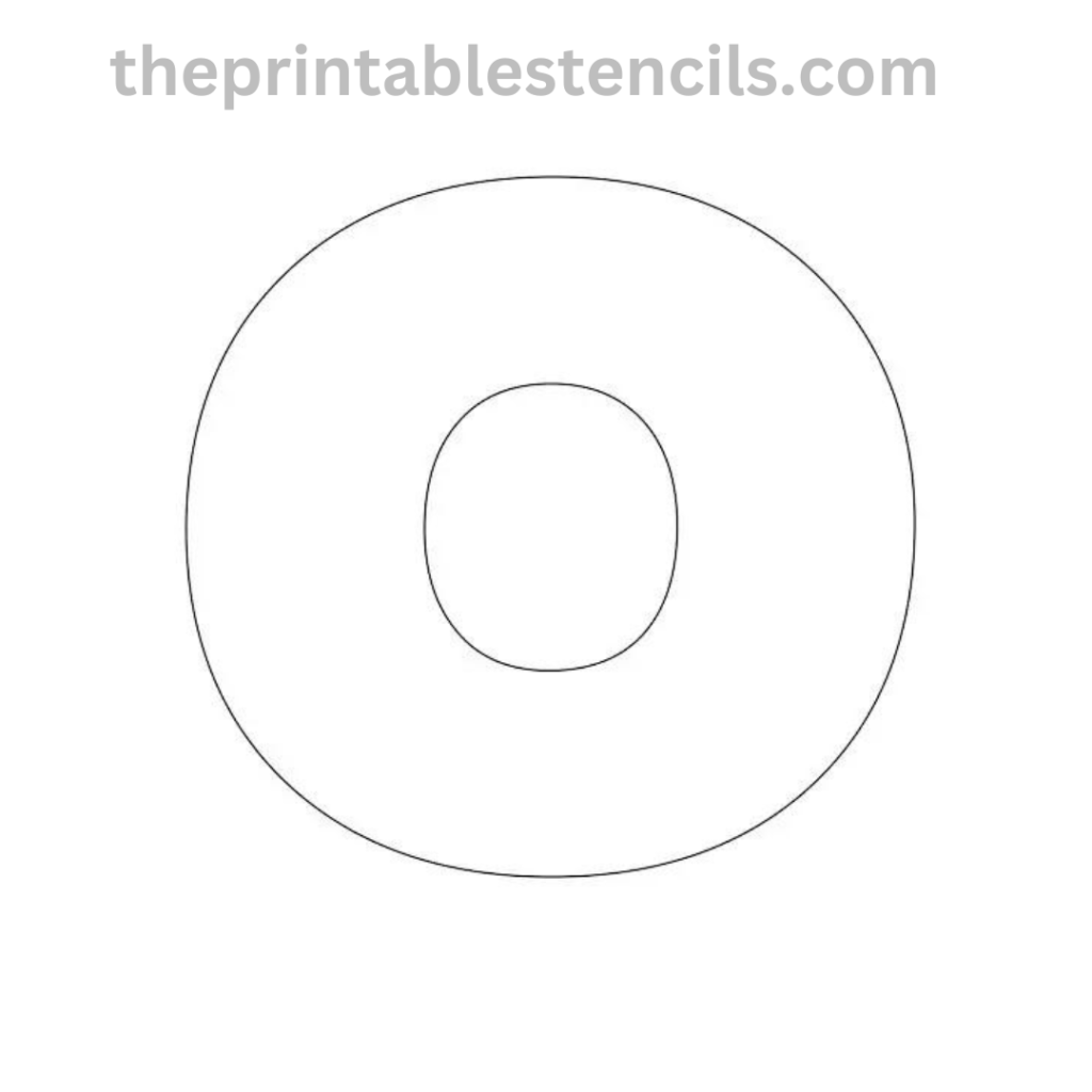 Free Printable Big Large Letter Stencils