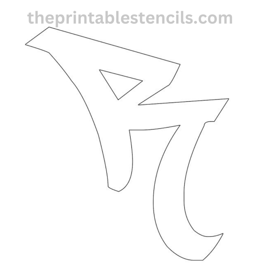 Free Printable Graffiti Alphabet Stencils
