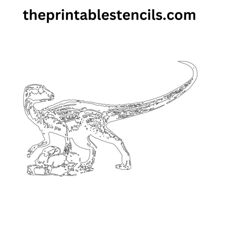 23 Free Printable Dinosaur Stencil Designs