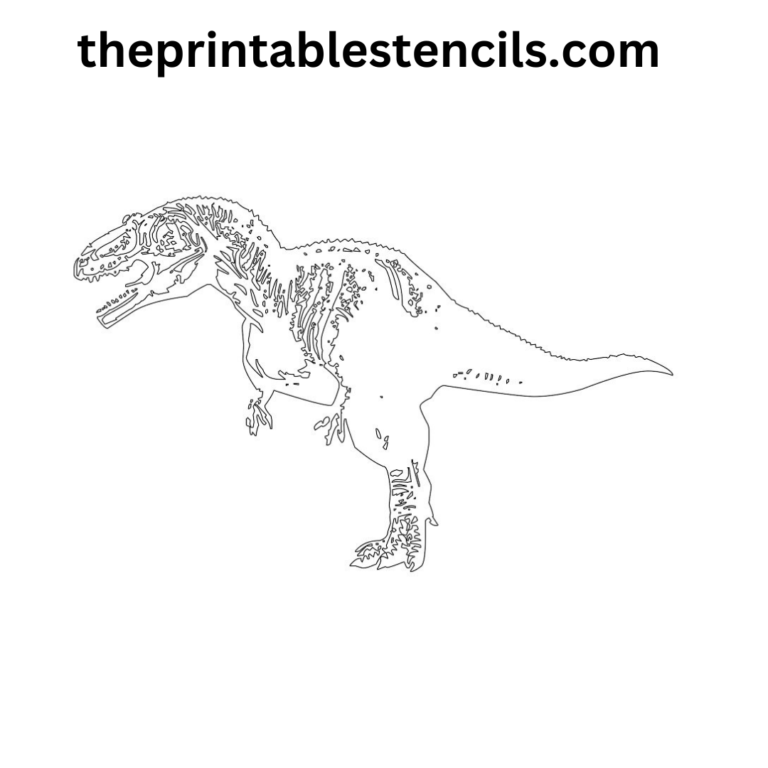 23 Free Printable Dinosaur Stencil Designs