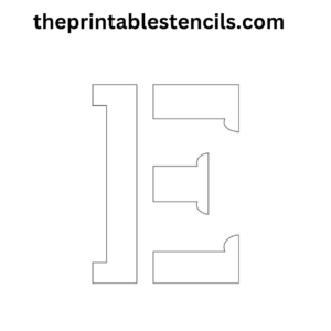 Free Printable 5 Inch Letter Stencils A-Z