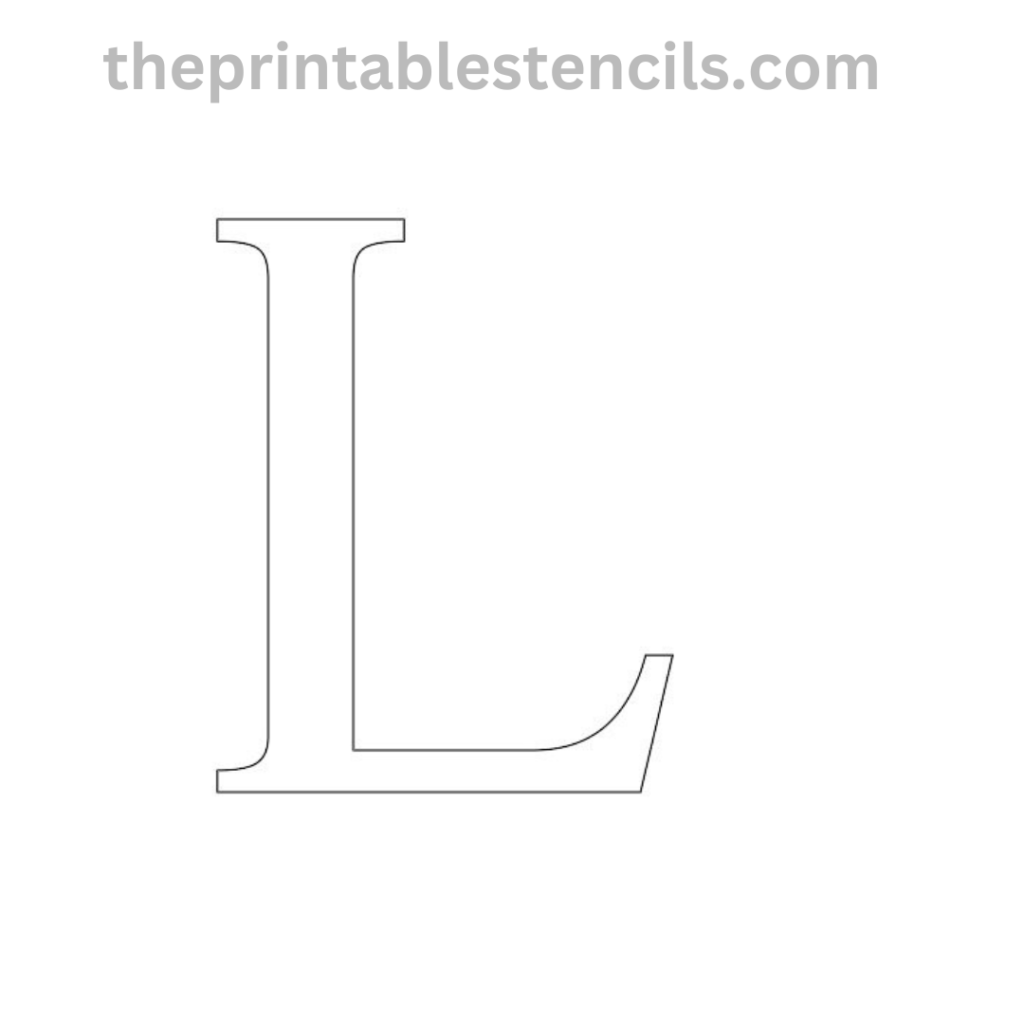 Free Printable Greek Letter Stencils