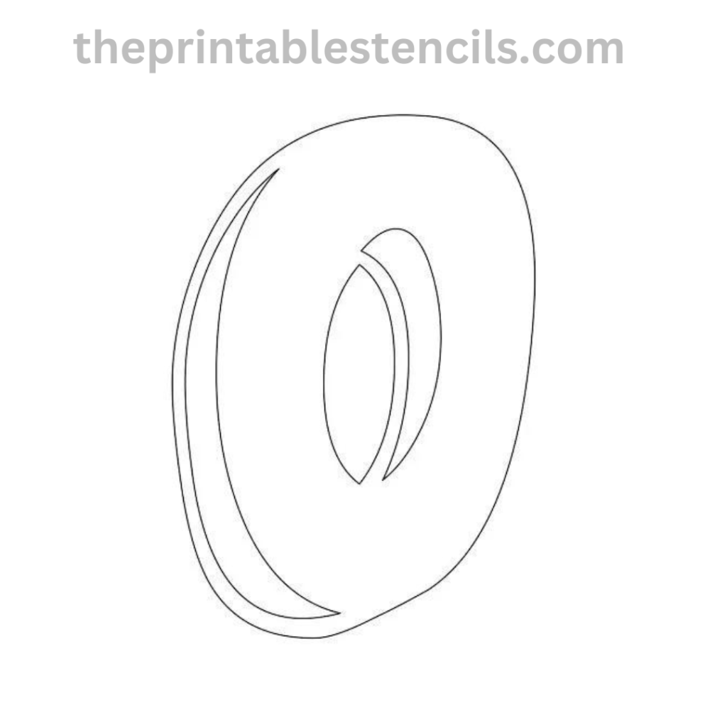 Printable Bubble Letter Stencils