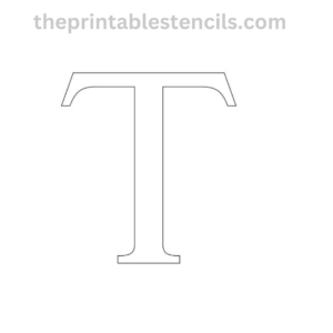 Free Printable Greek Letter Stencils