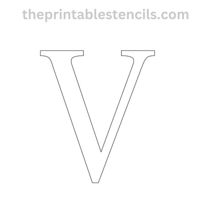 Free Printable Greek Letter Stencils