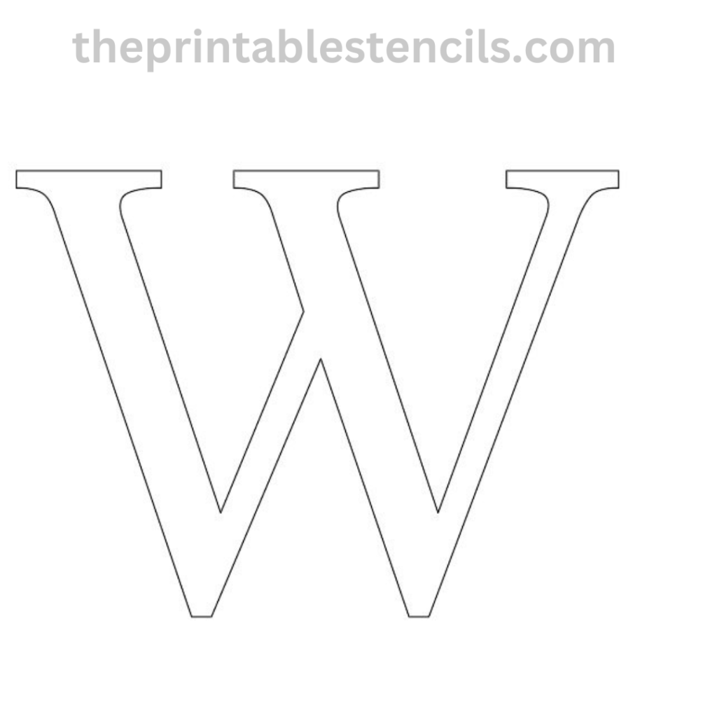 Free Printable Greek Letter Stencils