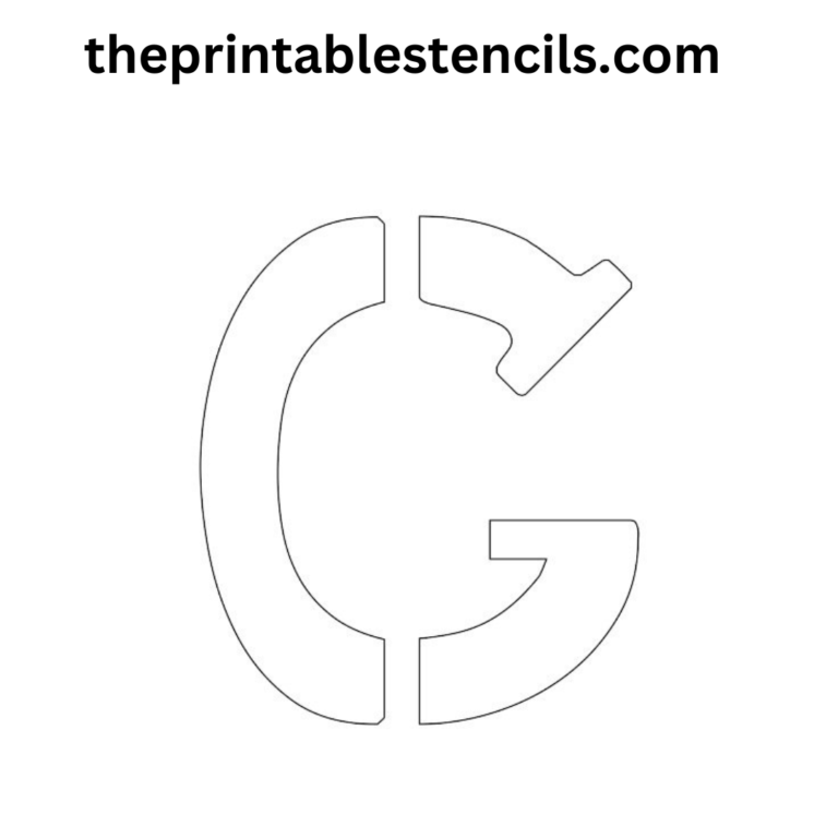 Free Printable 5 Inch Letter Stencils A-Z