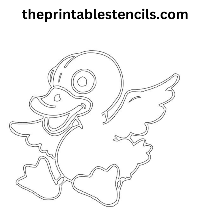 Free Printable Duck Stencils