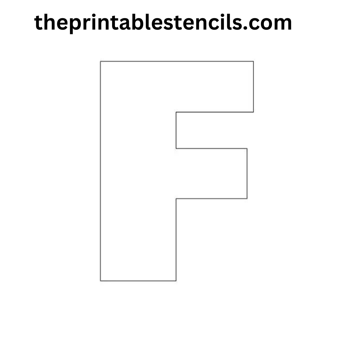 Free Printable Big Large Letter Stencils