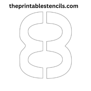 Free Printable 6 Inch Number Stencils 1-10