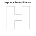 Free Printable Big Large Letter Stencils