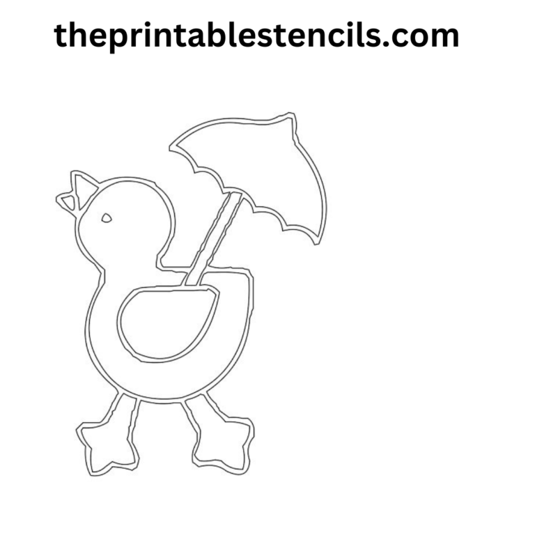 Free Printable Duck Stencils