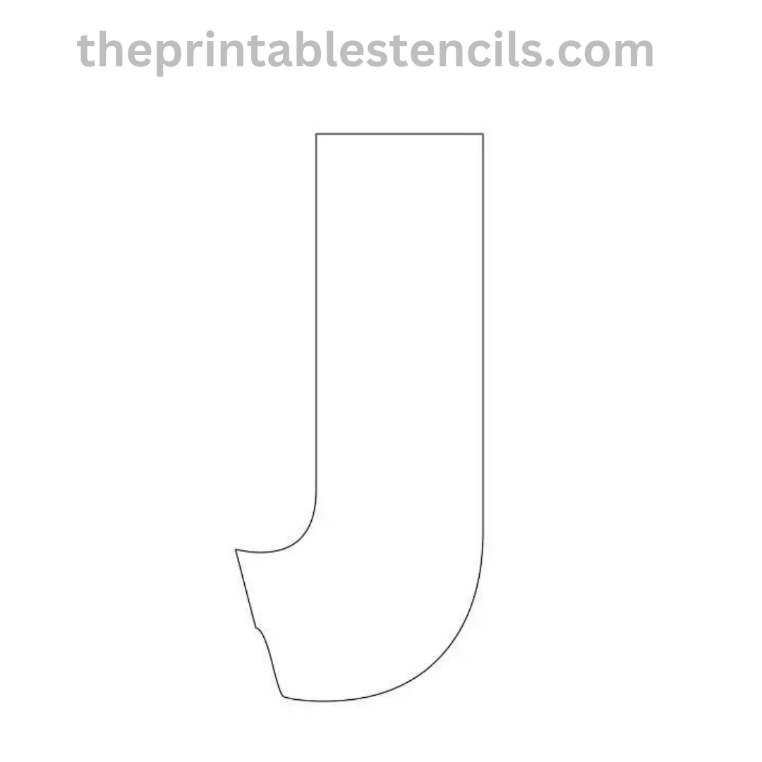 Free Printable Big Large Letter Stencils
