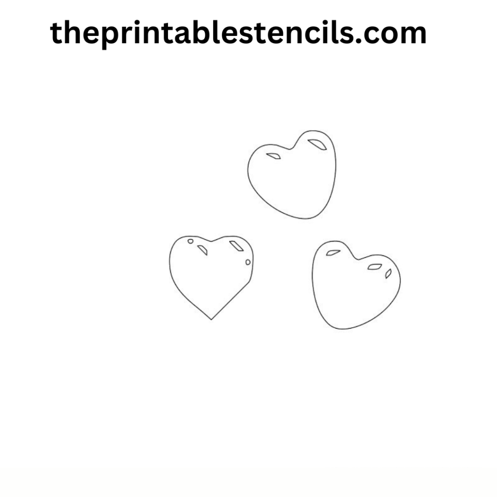 Printable Heart Stencils