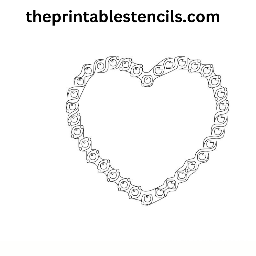 Printable Heart Stencils