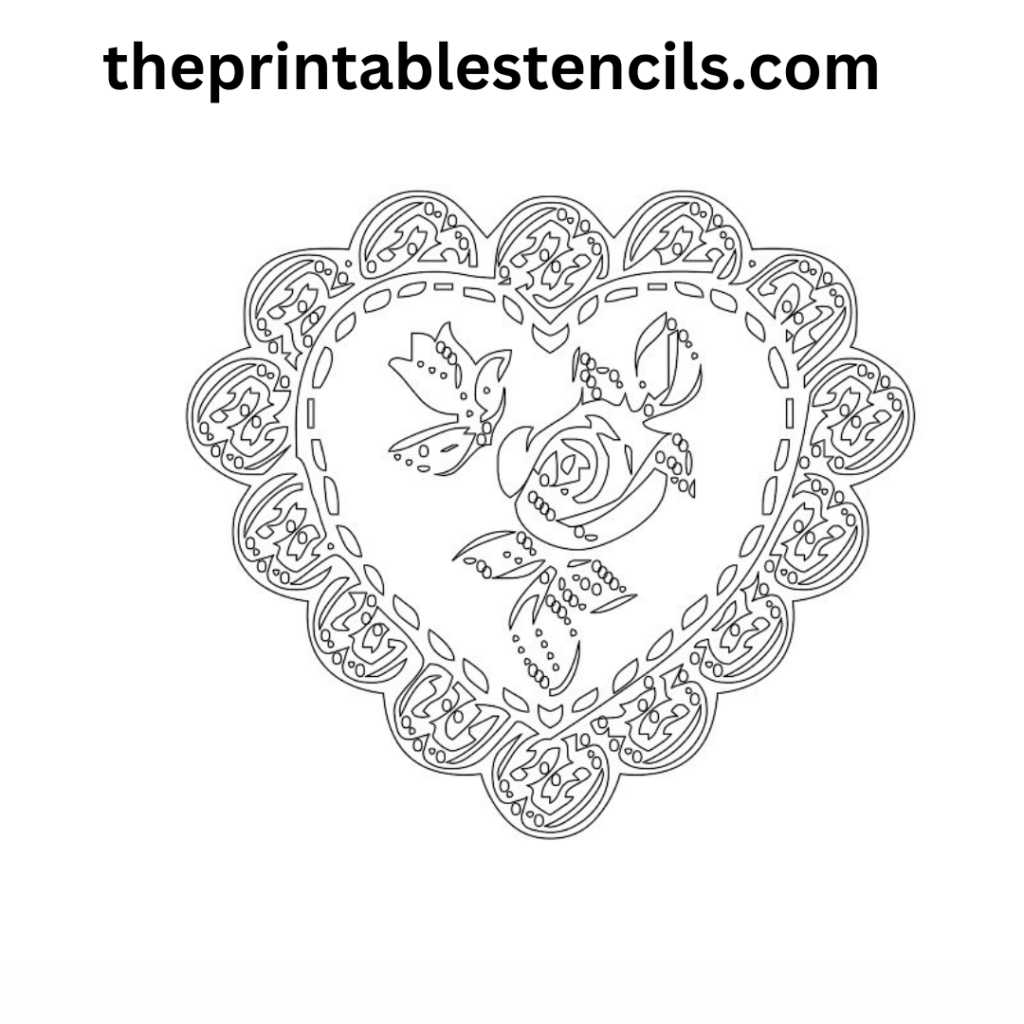 Printable Heart Stencils