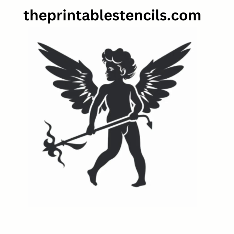 22 Free Printable Angel Stencils