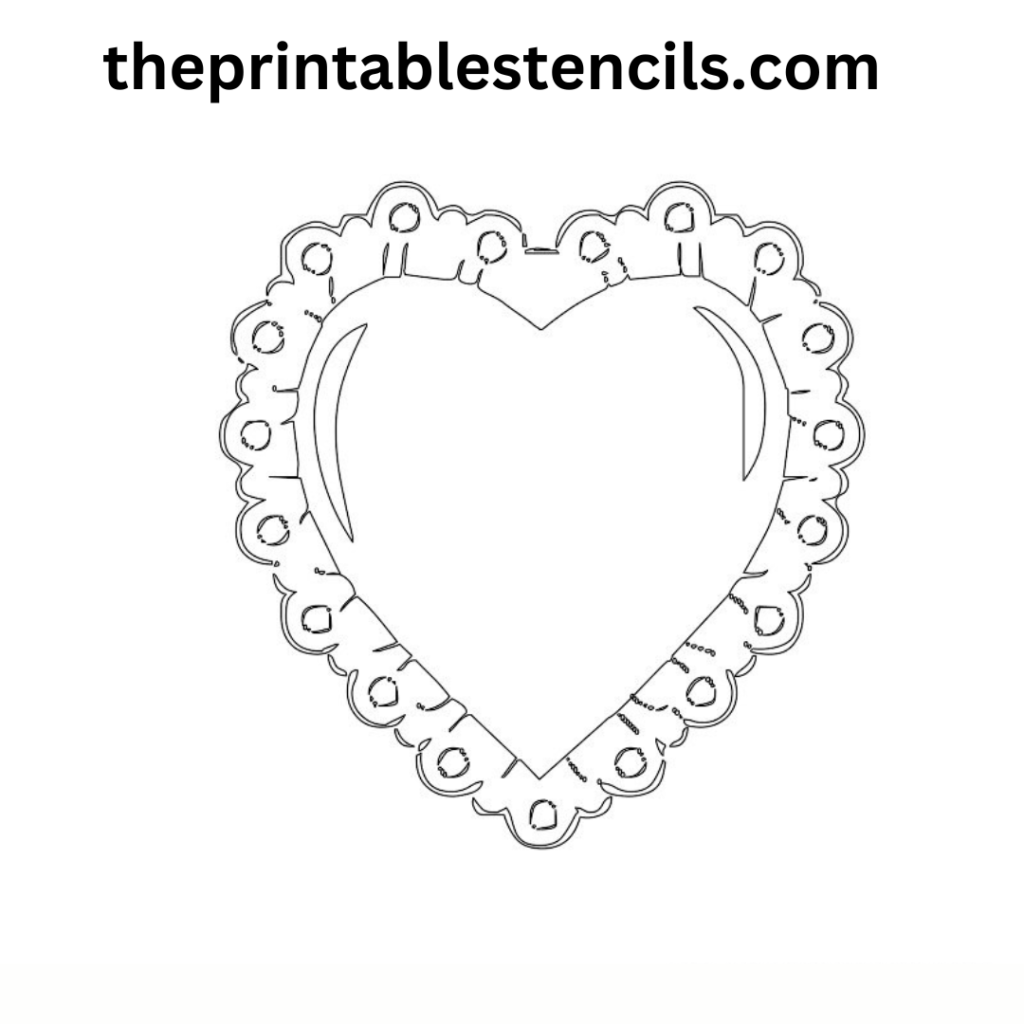 Printable Heart Stencils