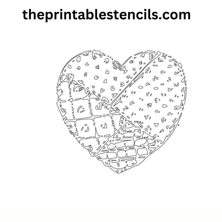 Printable Heart Stencils