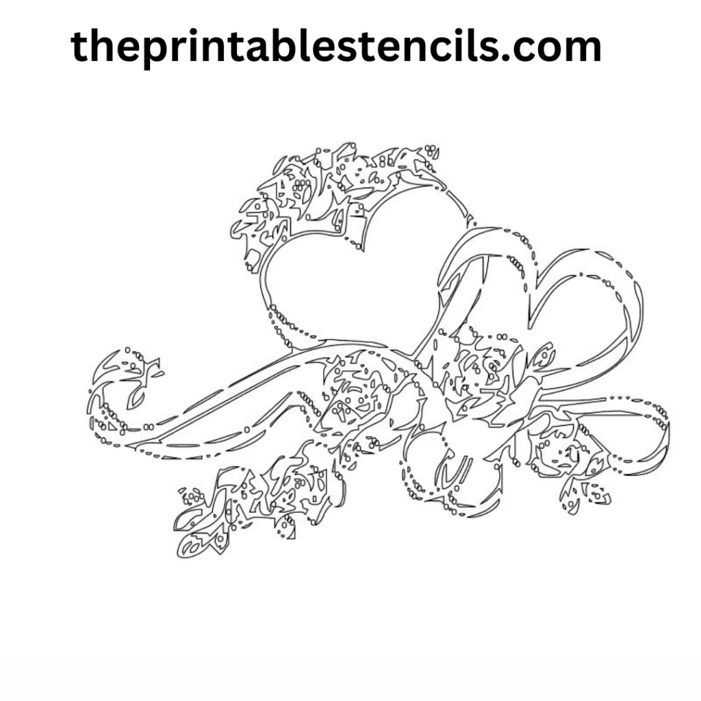 Printable Heart Stencils