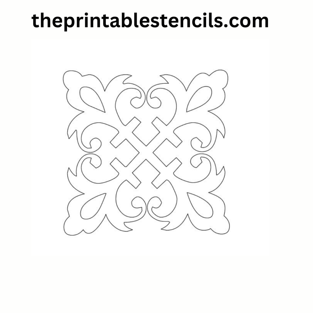 24 Free Printable Damask Stencil Patterns