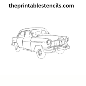 Free Printable Classic Car Stencils