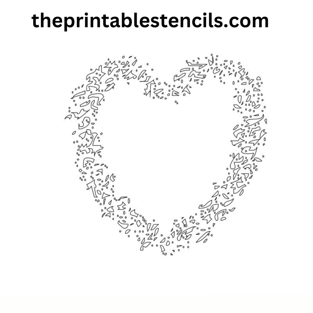 Printable Heart Stencils