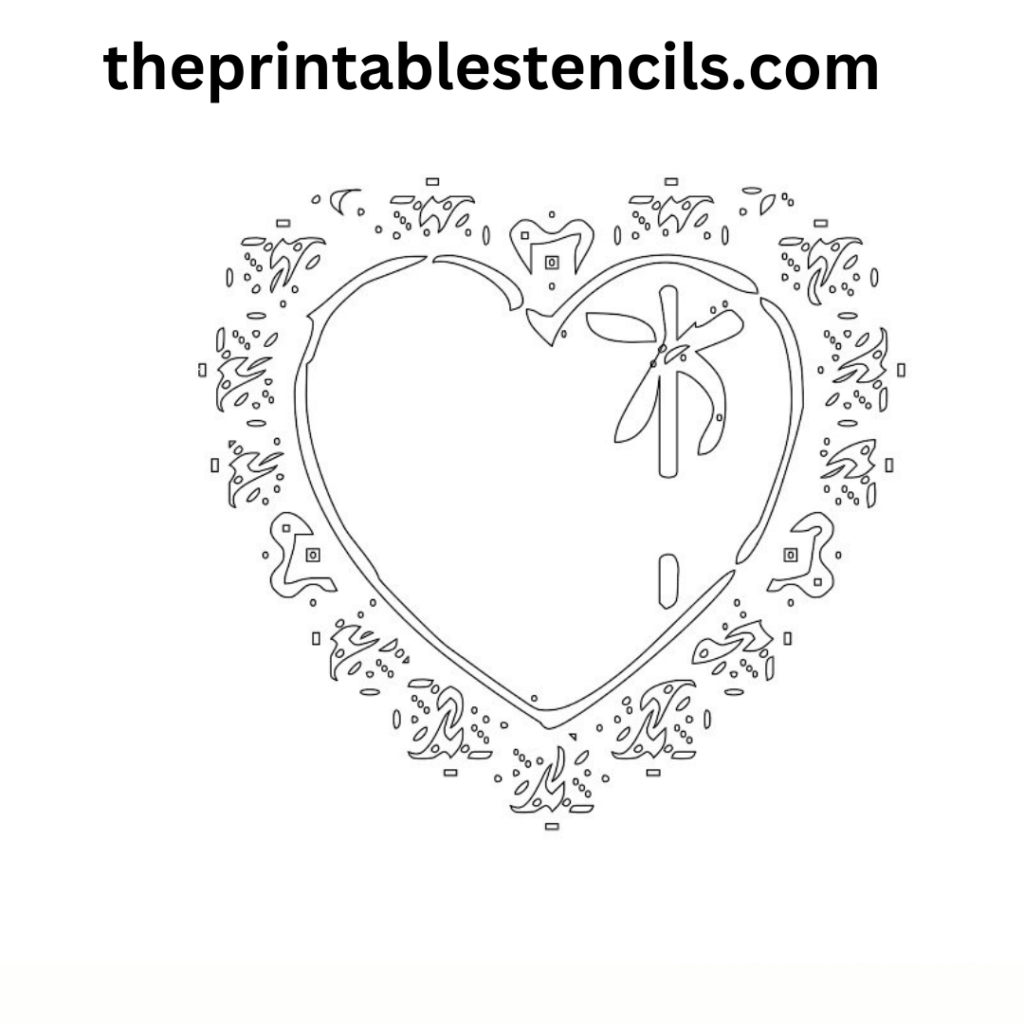 Printable Heart Stencils